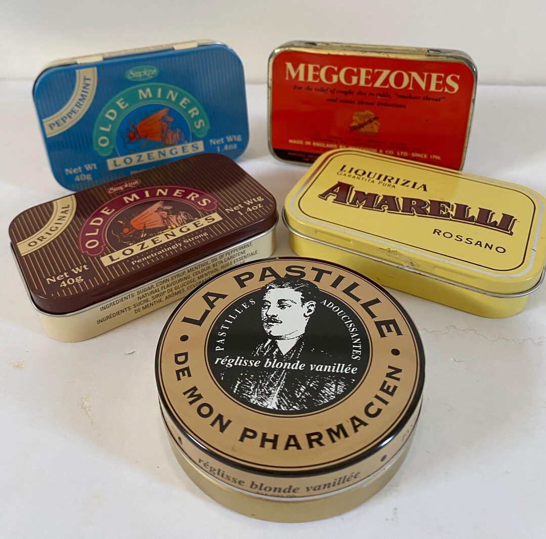 Vintage Tins From England, France & Italy From Very Old to Newer. - Etsy