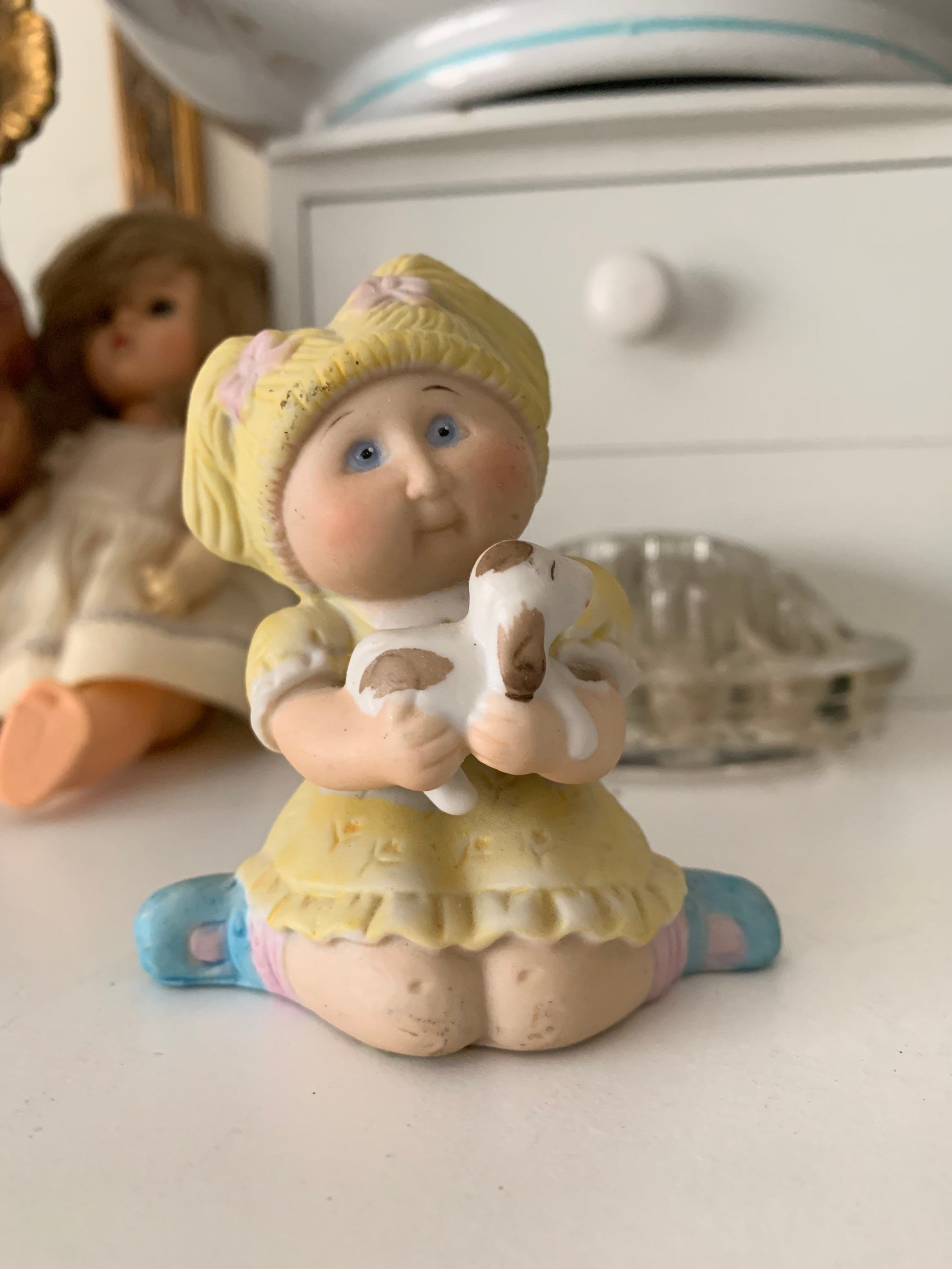 Vintage Cabbage Patch Kids Porcelain Figurine circa 1984 - Etsy