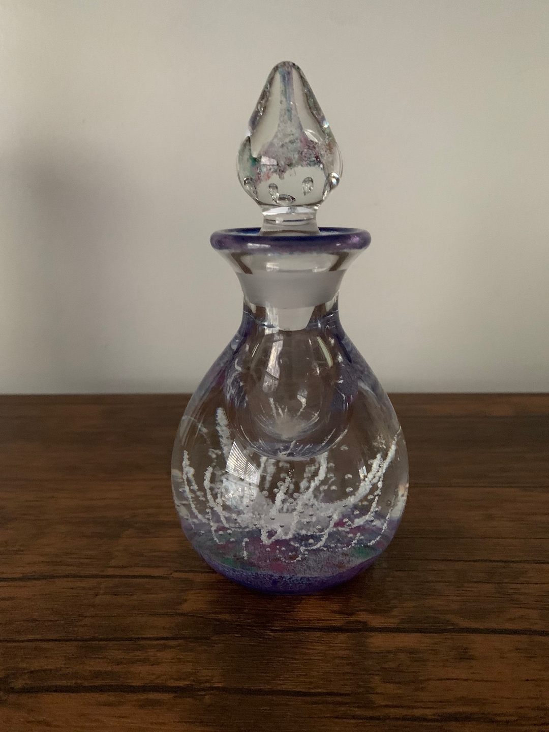 Vintage Selkirk Scottish Art Glass, Perfume Bottle -1990 - Etsy