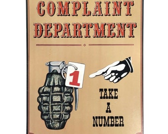 Complaint Department | Etsy