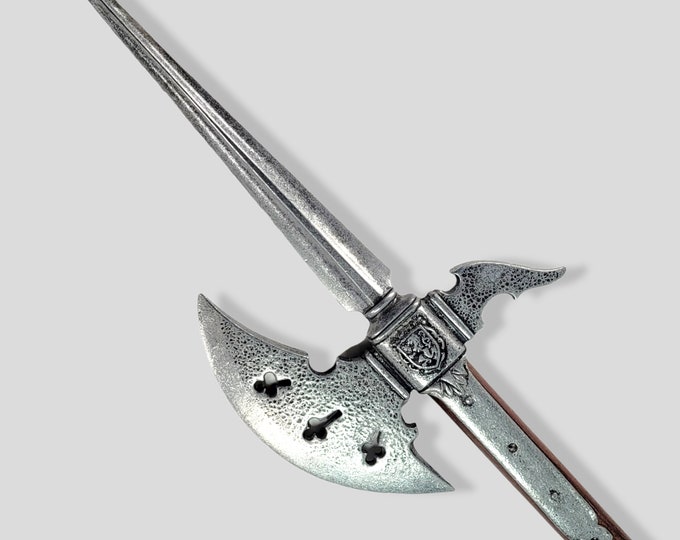 2002 Denix Replica Axe Halberd Swiss 15th Century Costume Cosplay Wall ...