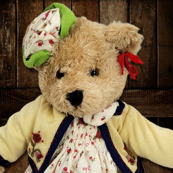 Buff Teddy Bear - Etsy