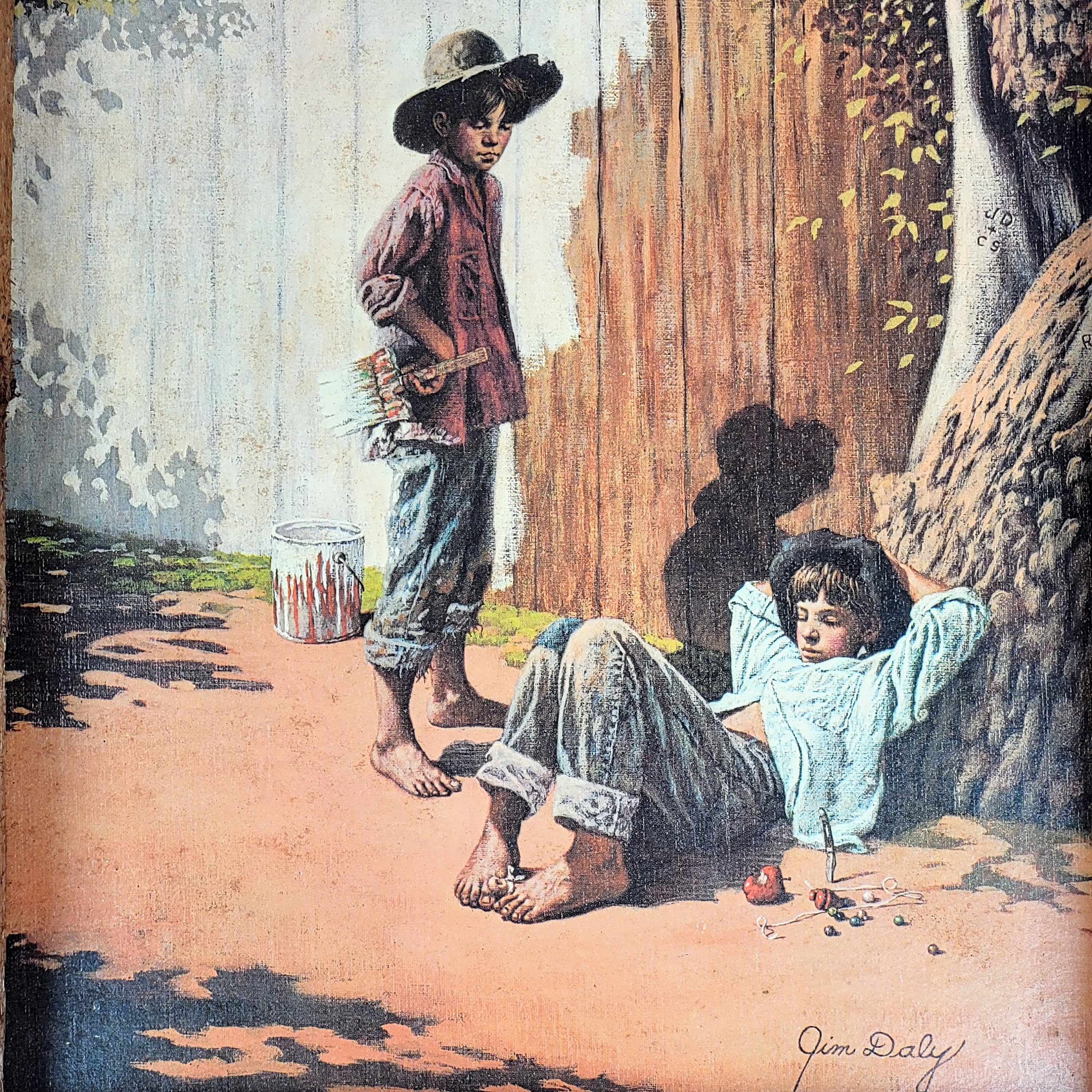 Huckleberry Finn And Tom Sawyer And Jim