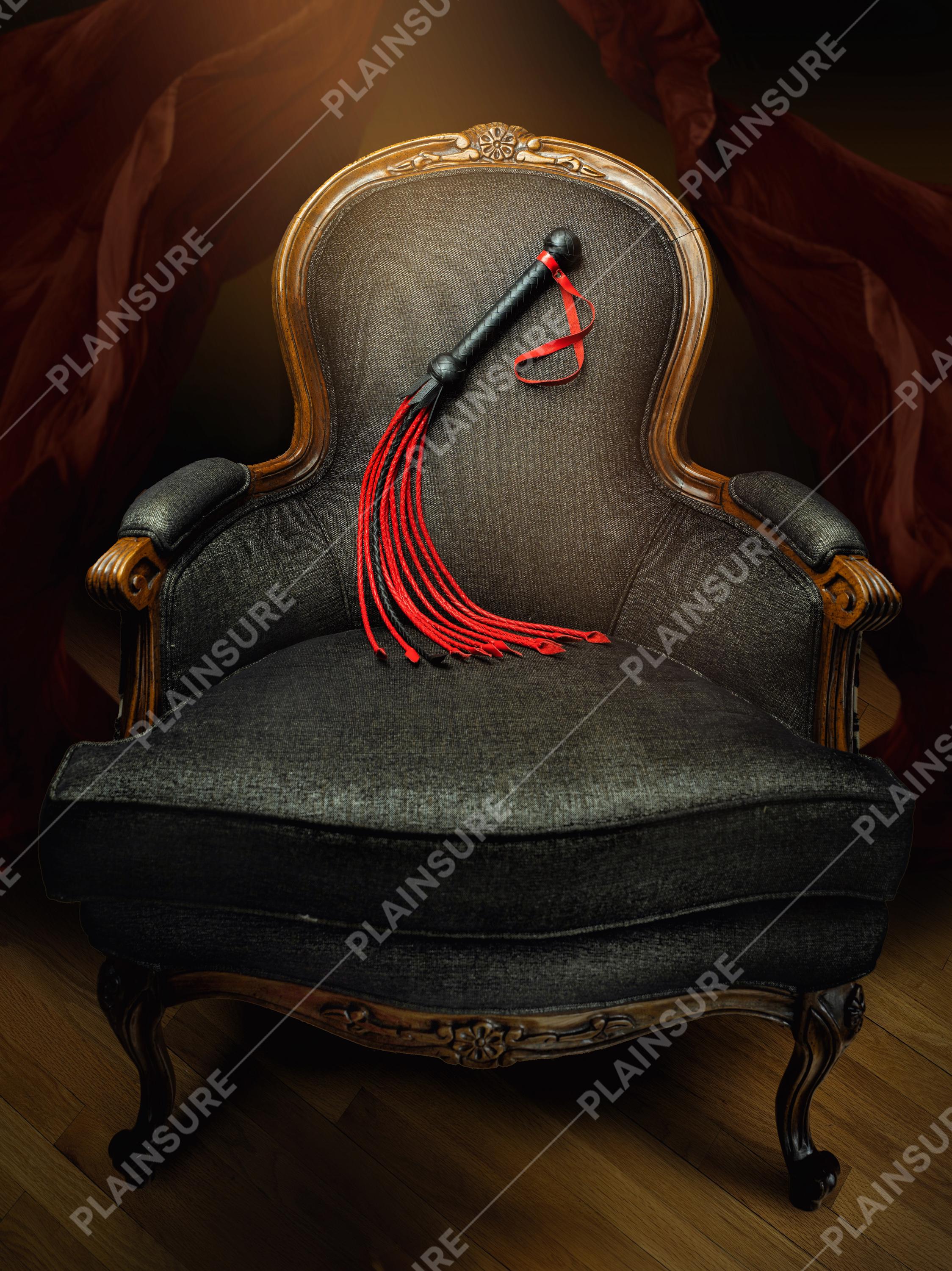 Cat O Nine Tails With Weaving Leather Flogger BDSM Whip Fetish Flog ...