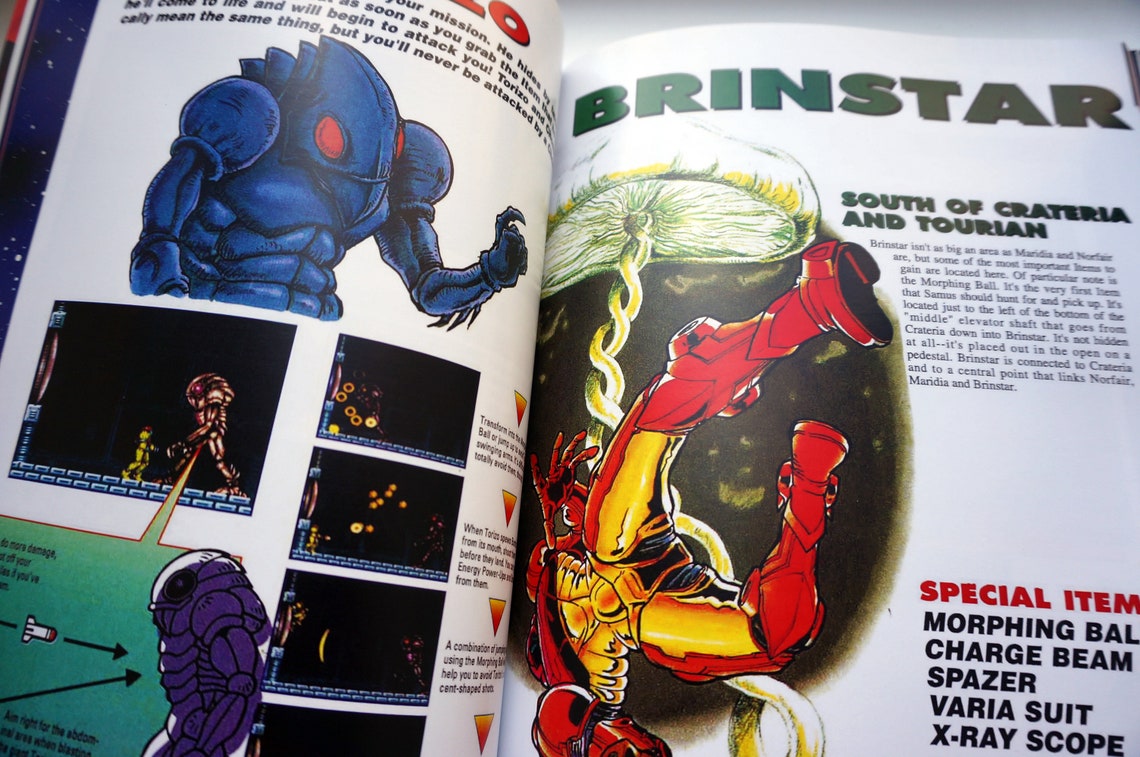 Handmade Reproduction for SNES Guide Super Metroid - Etsy