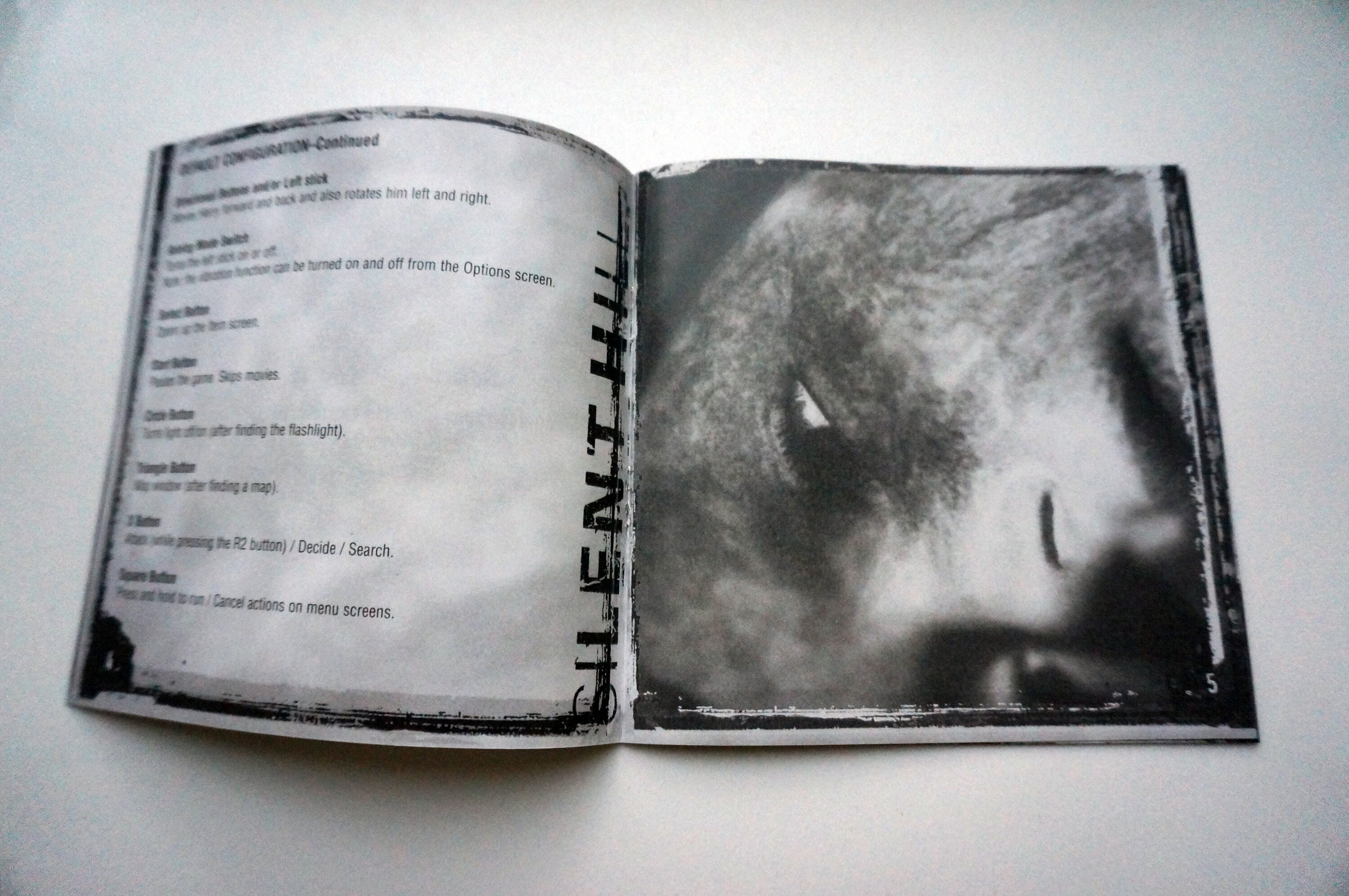 Reproduction of Manual for Retro Games, Ps1, Horror, Survival Horror ...