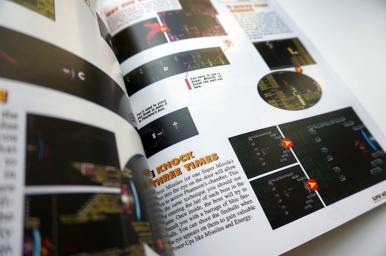 Handmade Reproduction for SNES Guide Super Metroid - Etsy