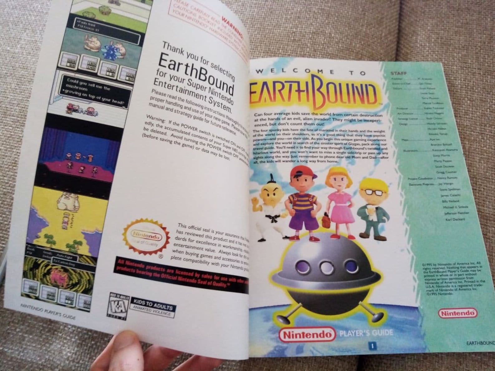Handmade Reproduction for SNES Guide Earthbound Mother - Etsy