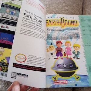 Handmade Reproduction for SNES Guide, Earthbound, Mother, Handmade ...