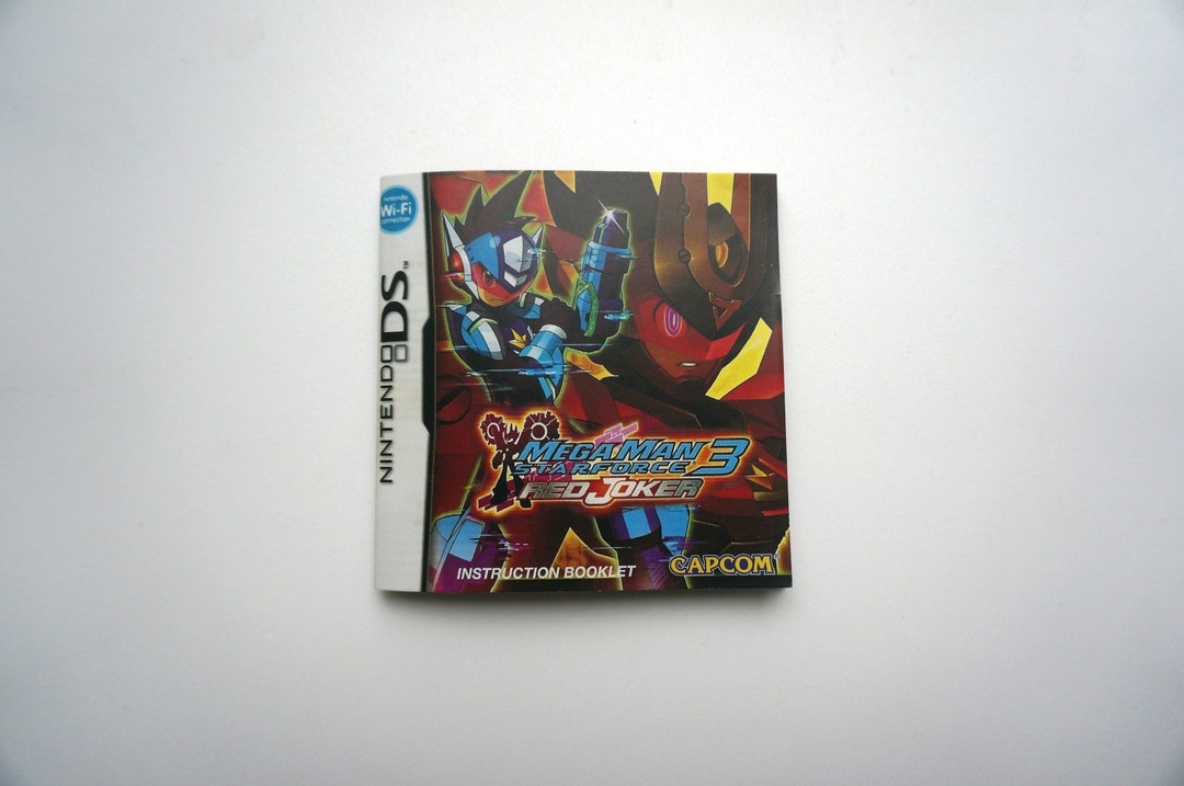 Handmade Manual for Retro DS Game, Handmade Reproduction Print ...