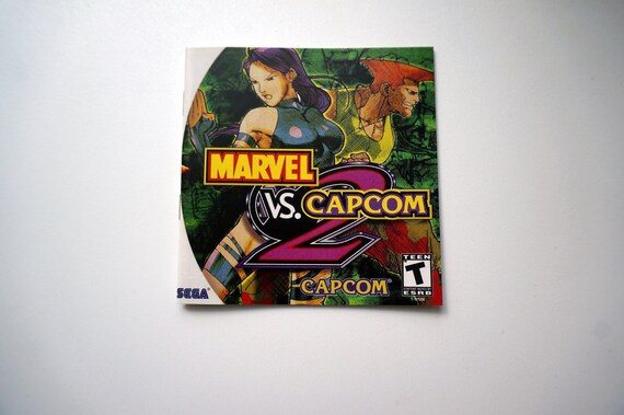 Reproduction of Manual for Retro Game Fighting Game - Etsy