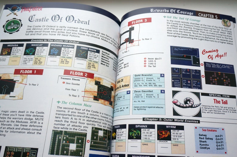 Handmade Reproduction for NES Guide, Final Fantasy, Handmade Repro ...