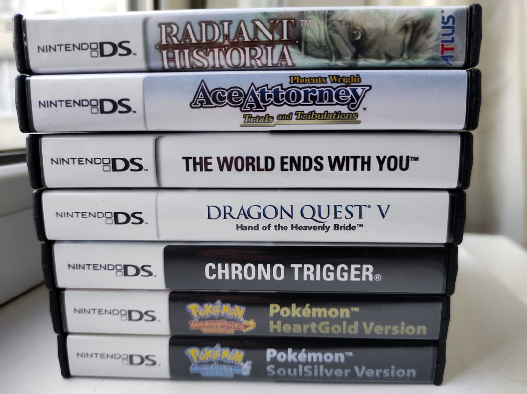 NDS Any Custom Box With Cover for Ds Games, DS Repro Print Inset ...