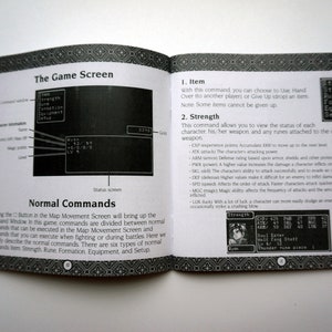 Reproduction of Manual for Retro Games, Suikoden, Ps1, Rpg, Jrpg, Retro ...