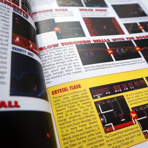 Handmade Reproduction for SNES Guide, Super Metroid, Player's Guide ...