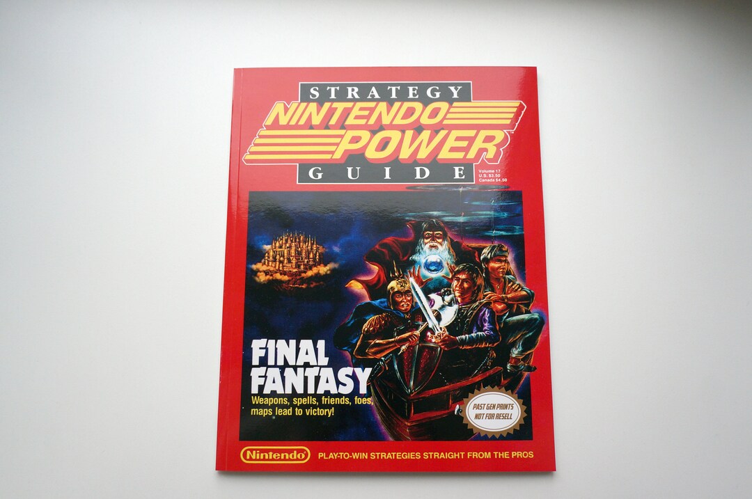 Handmade Reproduction for NES Guide, Final Fantasy, Handmade Repro ...