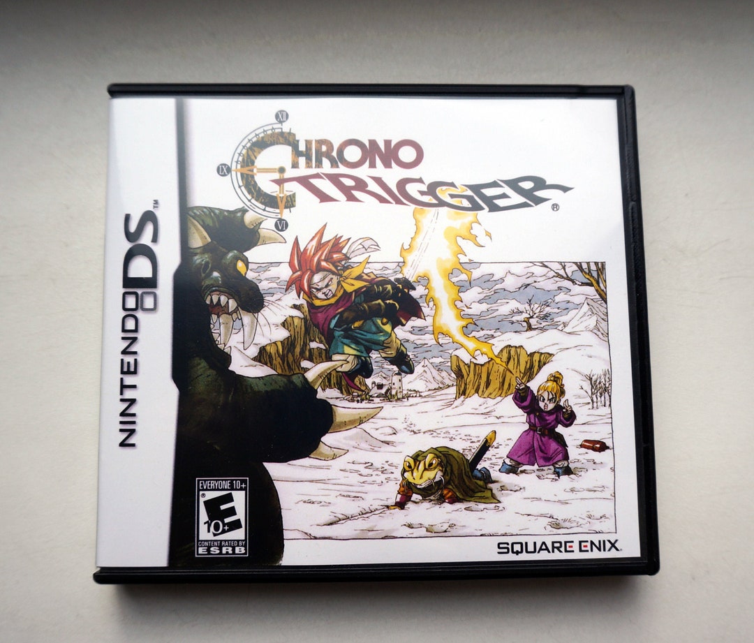 Chrono Trigger DS Repro Print Inset With Repro Plastic Game Box ...