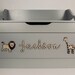 Personalised Toy Box - Soft Grey - Etsy UK