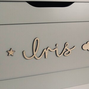 Personalised Toy Box - Soft Grey - Etsy UK