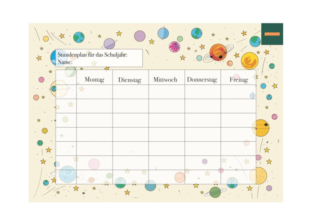 Printable Timetable printable Editiondigital Download - Etsy Canada