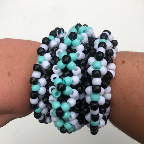 3D Red Kandi Cuff Stars Disc Bracelet Rave Plur Kandi - Etsy