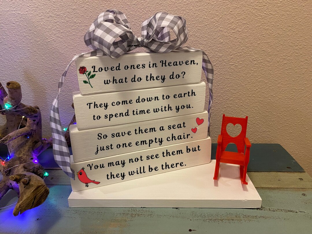 Loved One's in Heaven Block Set, Christmas in Heaven Block Set ...