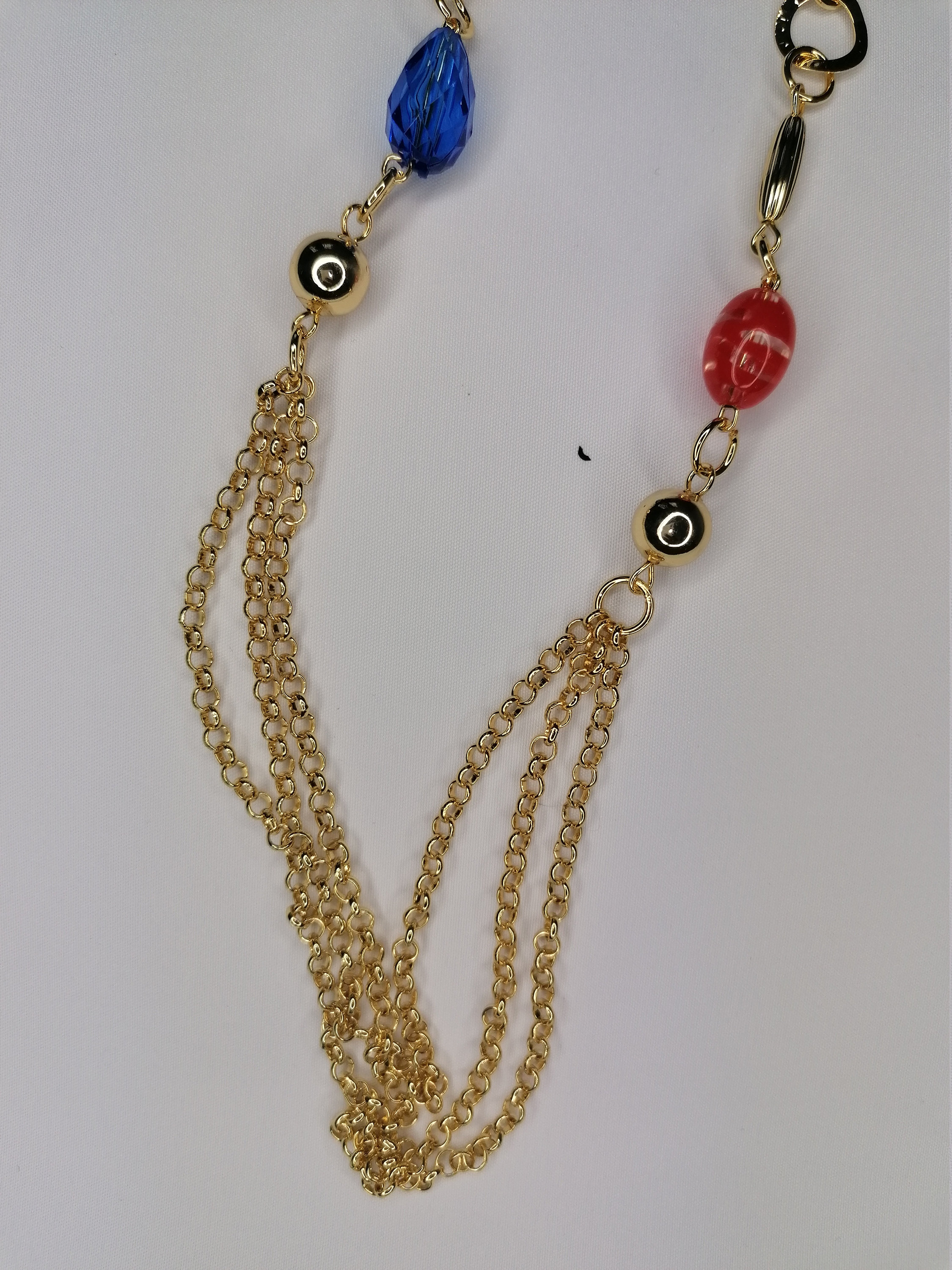 Gold Costume Fashion Extra Long Chain Fashion Necklace Jewellery Gift ...