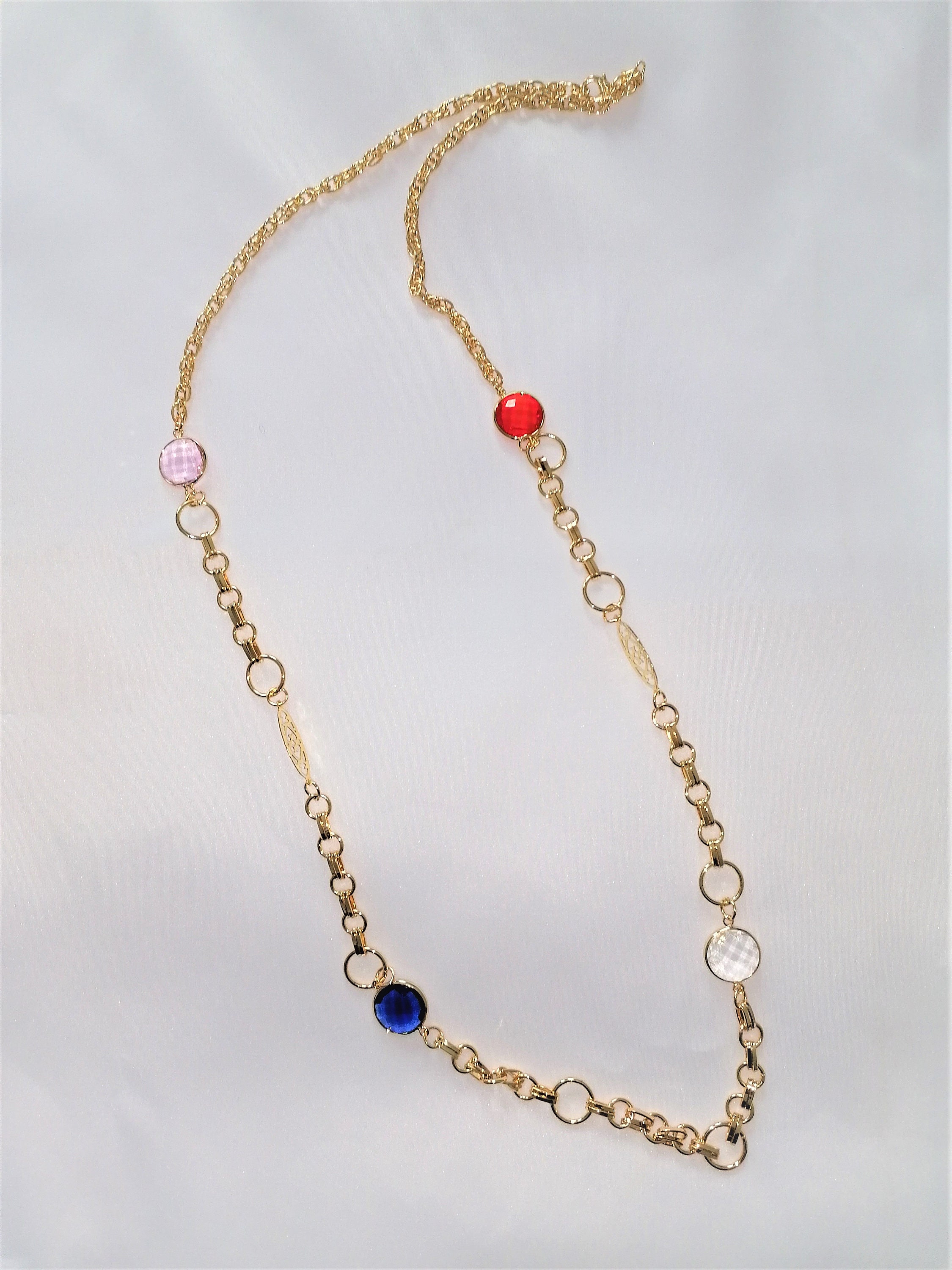Gold Costume Fashion Extra Long Chain Fashion Necklace Jewellery Gift ...