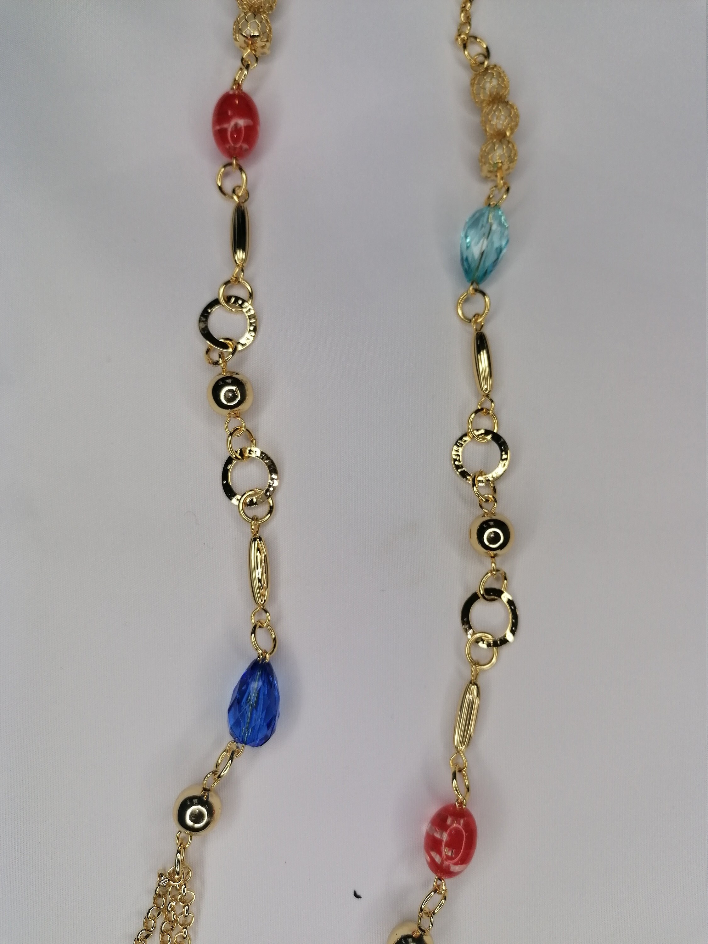 Gold Costume Fashion Extra Long Chain Fashion Necklace Jewellery Gift ...