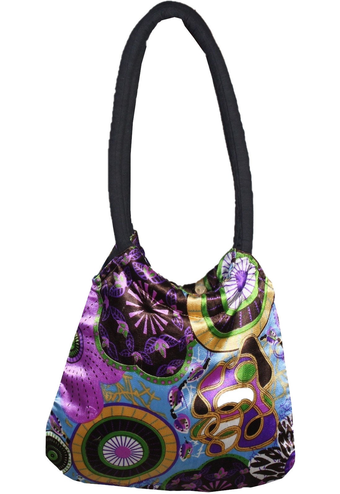 Gugi Shoulder Bag With Multi Color Flowers, Gift for Her, Birthday Gift ...