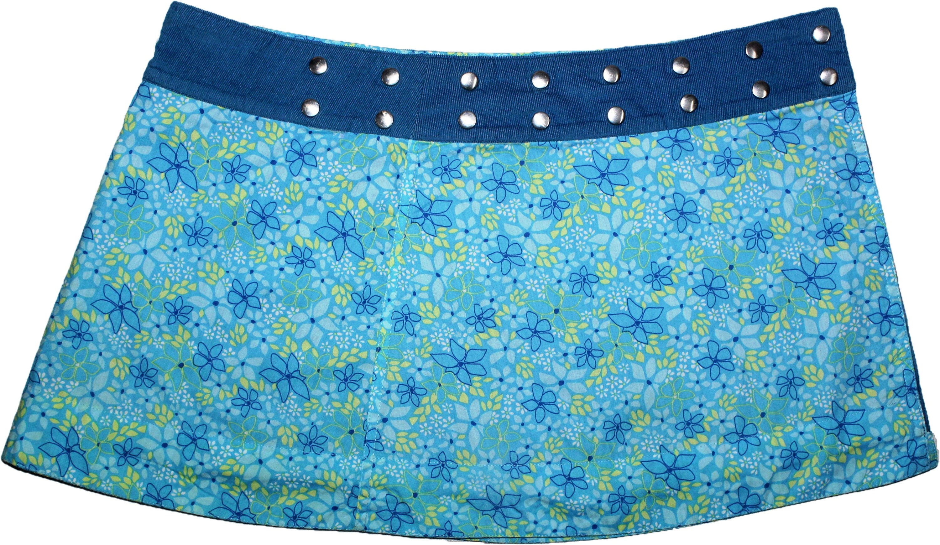 Gugi Reversible Girls Wrap Skirt, Women's Skirt, Universal Size Skirt ...
