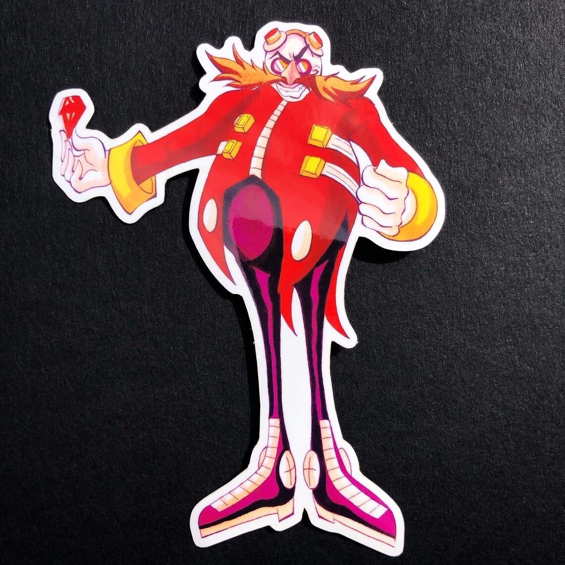 Dr. Eggman Vinyl Sticker - Etsy