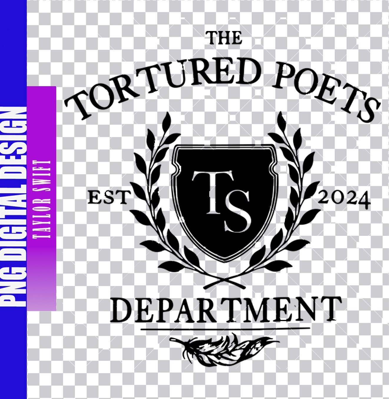 The Tortured Poets Department Inspired Tay Swift-i-e New Album TTPD Png ...