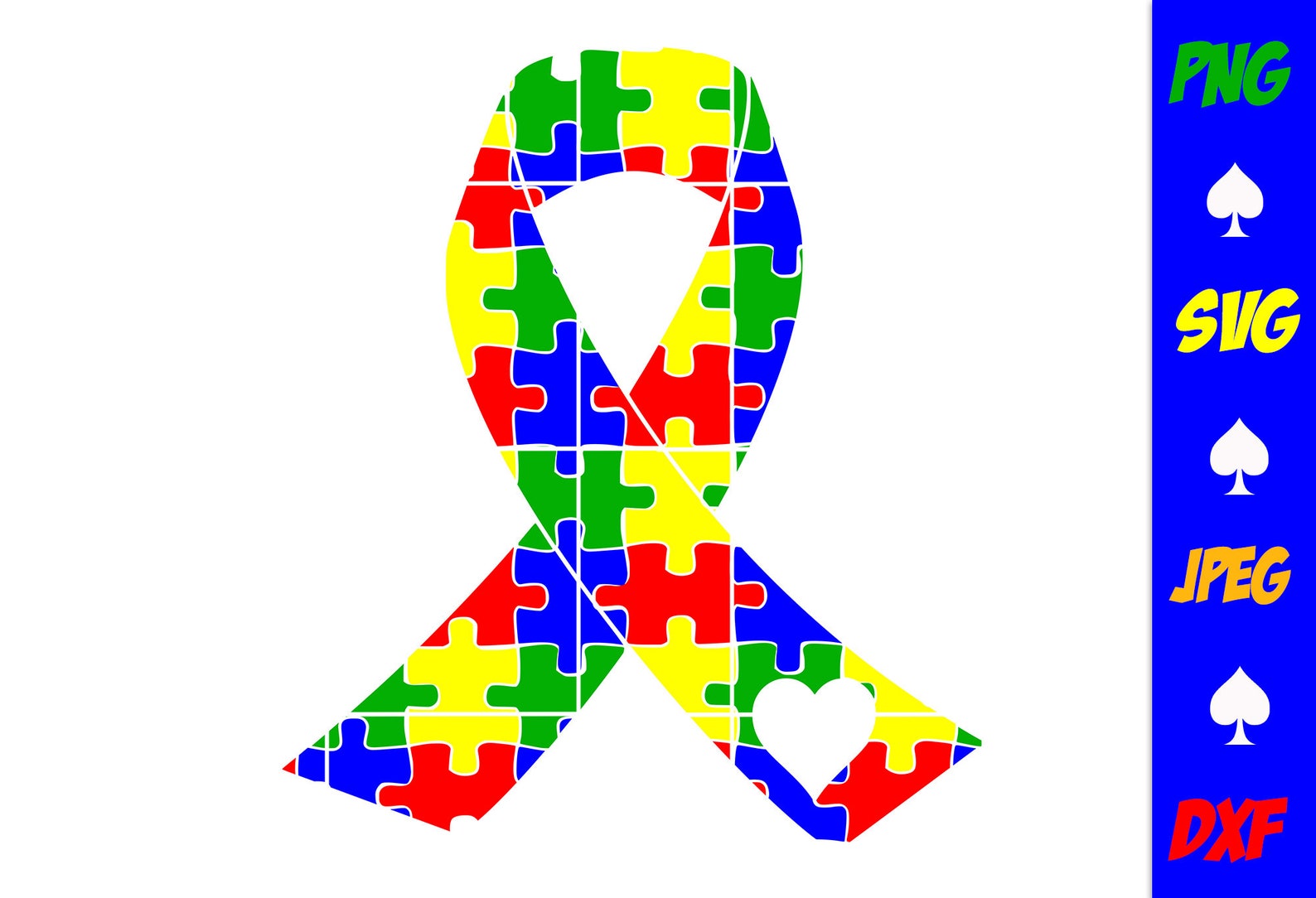 Autism SVG/PNG Autism Ribbon SVG Autism Puzzle Pieces Svg Puzzle Pieces ...