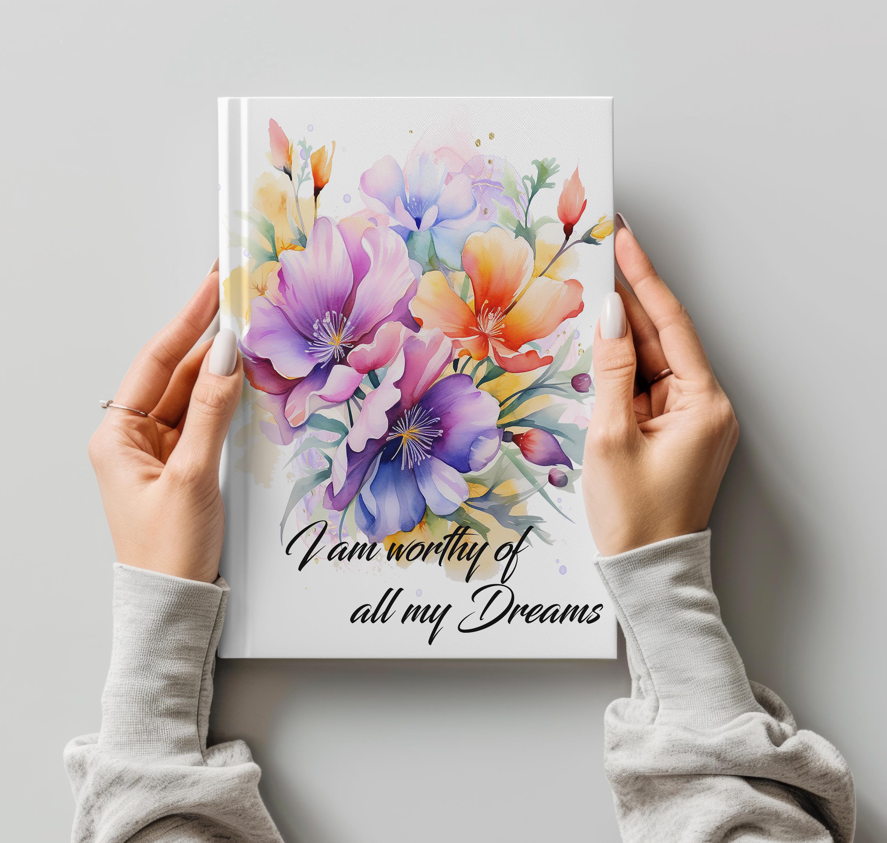 I Am Worthy Affirmation Journal Covers PNG Design Sublimation ...