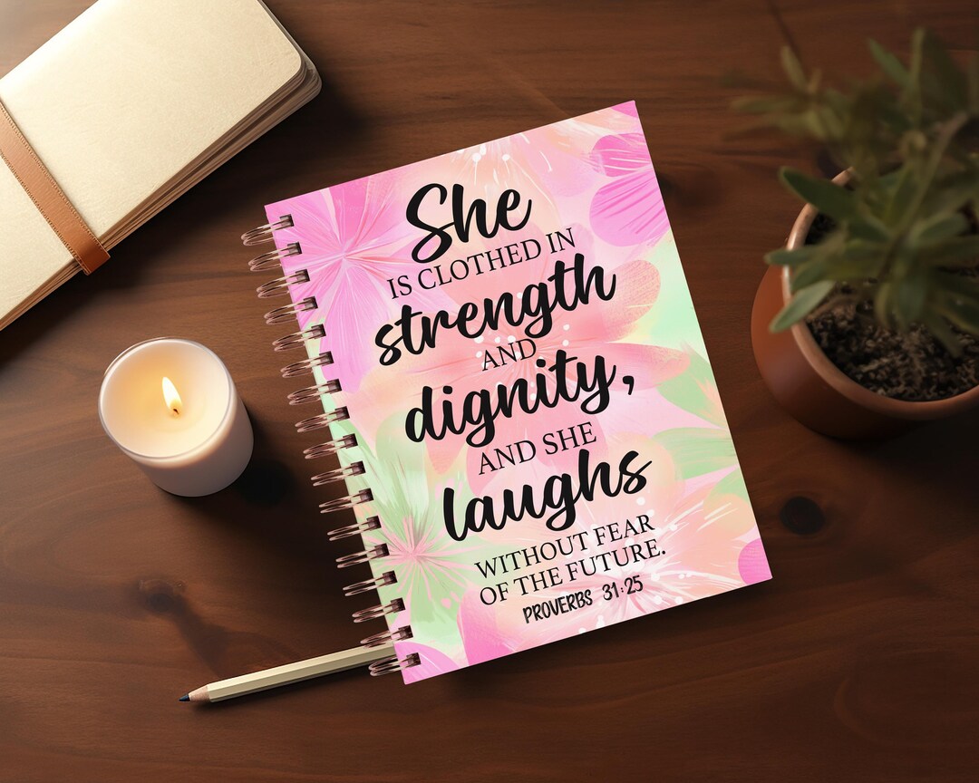 She is Clothed Journal Covers PNG Design Sublimation - Printable ...