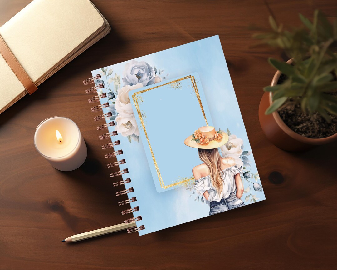 Daily Journal Cover, Notebook Cover, Planner Cover, Spiral Notebook ...