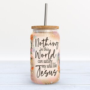 Jesus 16oz Libbey Can Tumbler Wrap PNG File Religious Affirmations ...