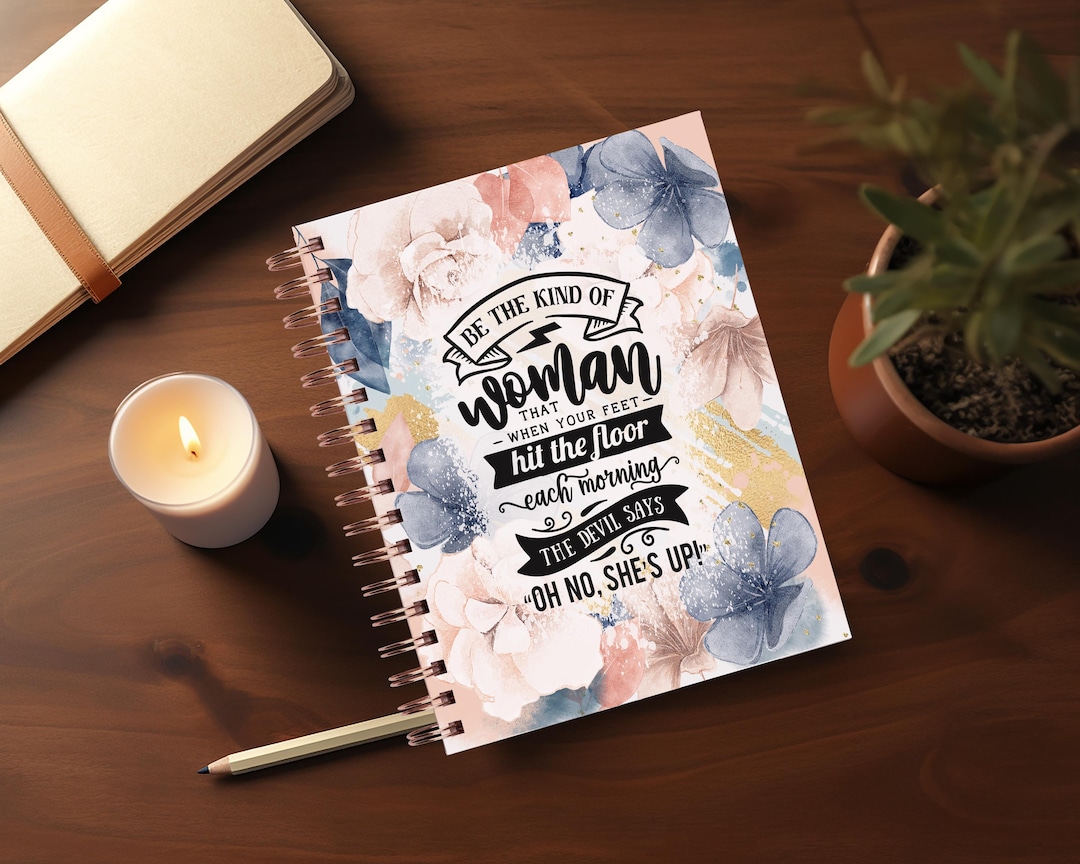 Bible Verse Religious Journal Covers PNG Design, Printable Planner ...