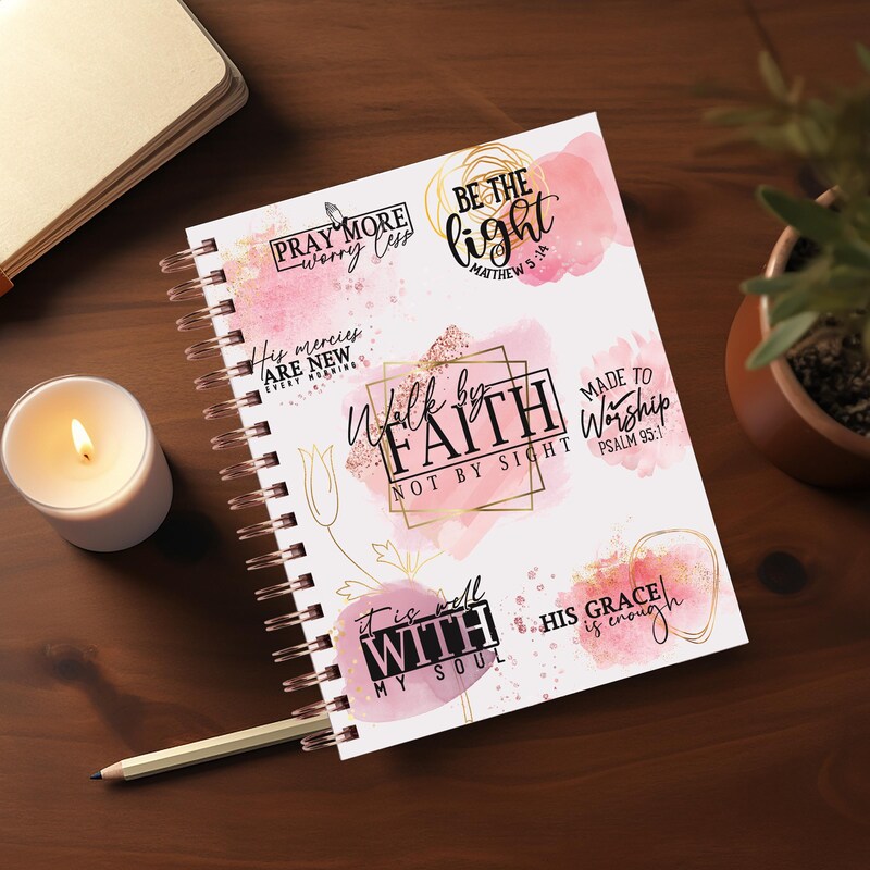 Christian Notebook - Etsy