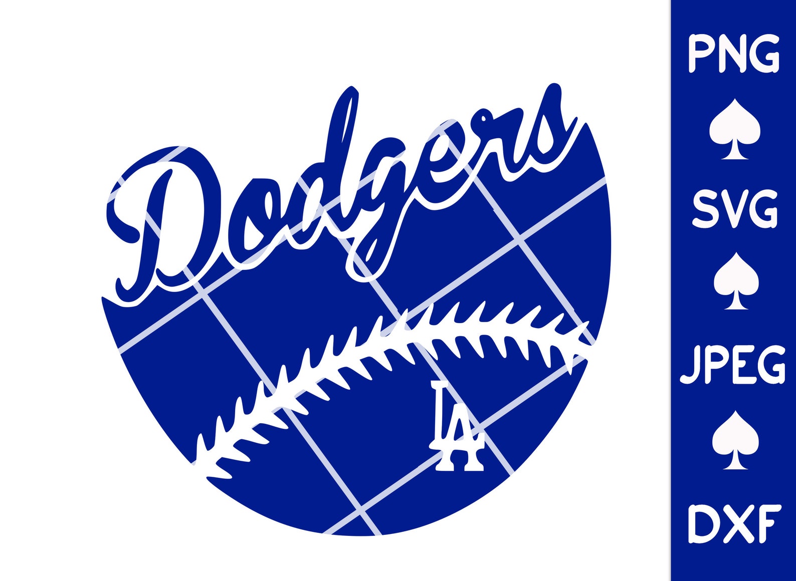 Los Angeles Dodgers SVG/PNG La Dodgers Ball SVG La Dodgers | Etsy
