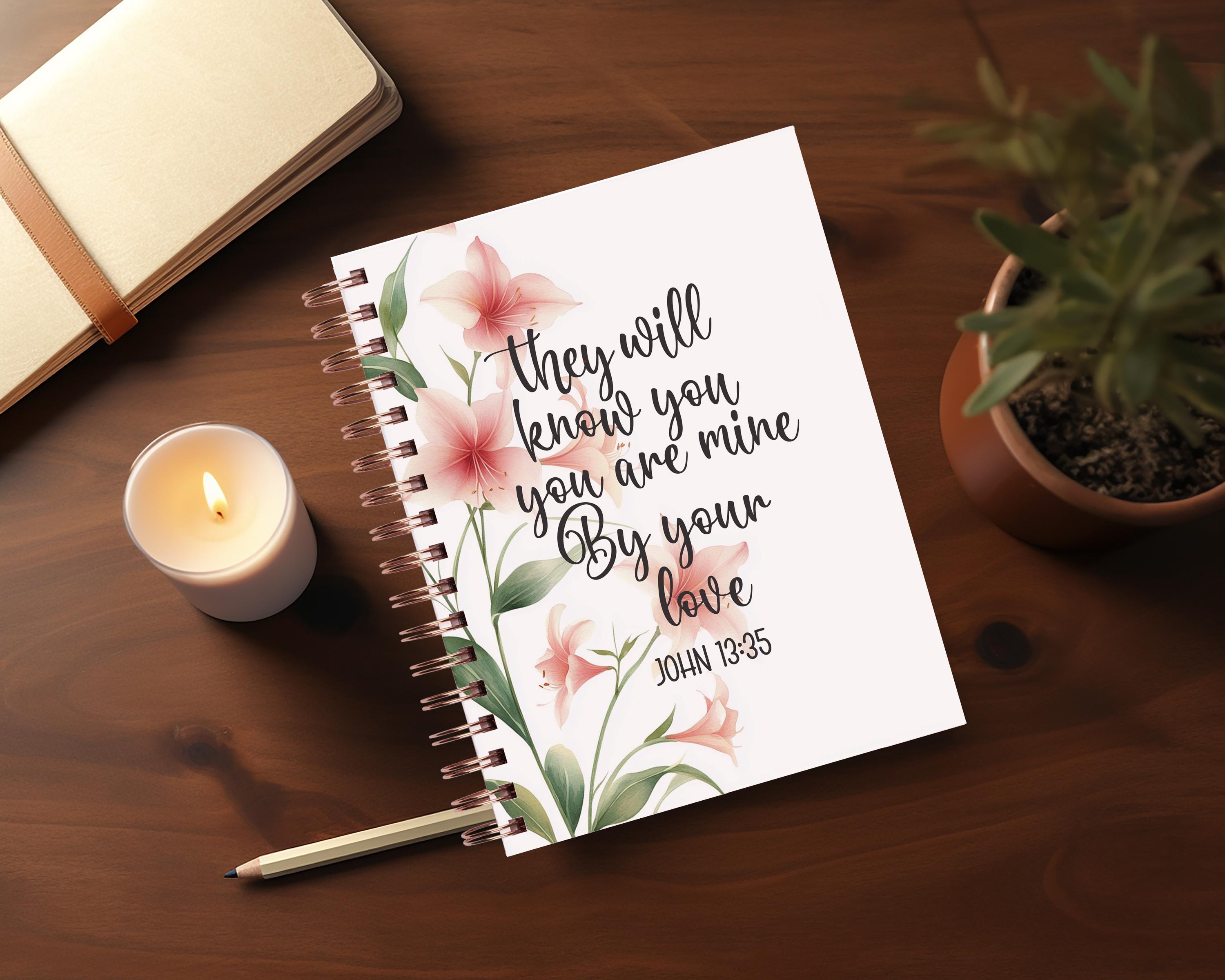 Faith Bible Verse Journal Covers PNG Design Sublimation - Printable ...