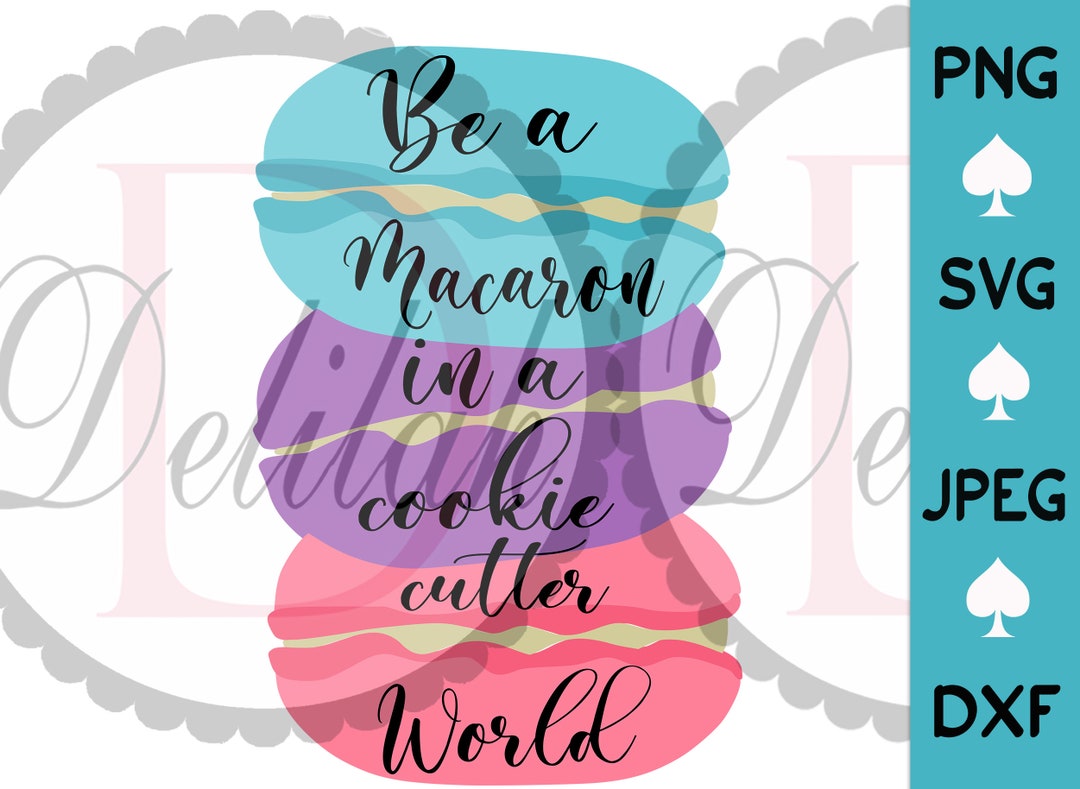 Macaron SVG Digital Print Svg File Png File Jpeg File Cricut Design ...