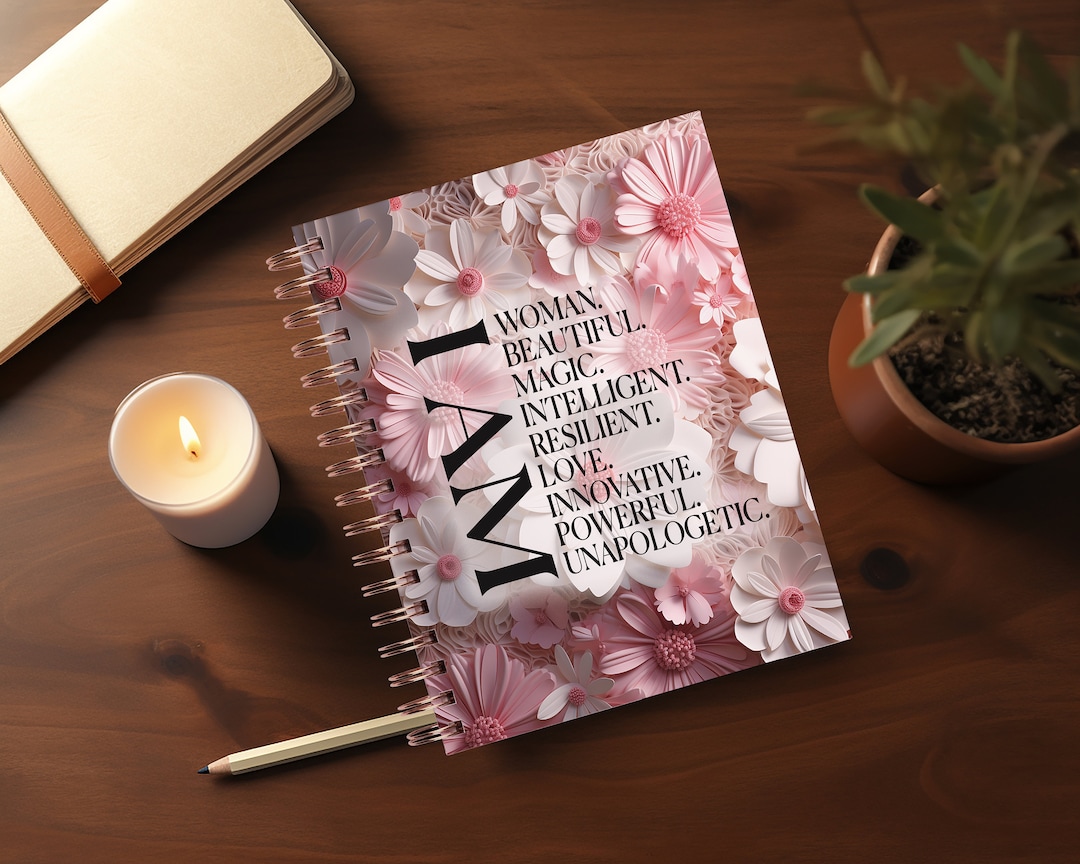 I Am Affirmations Journal Covers PNG Design Sublimation - Printable ...