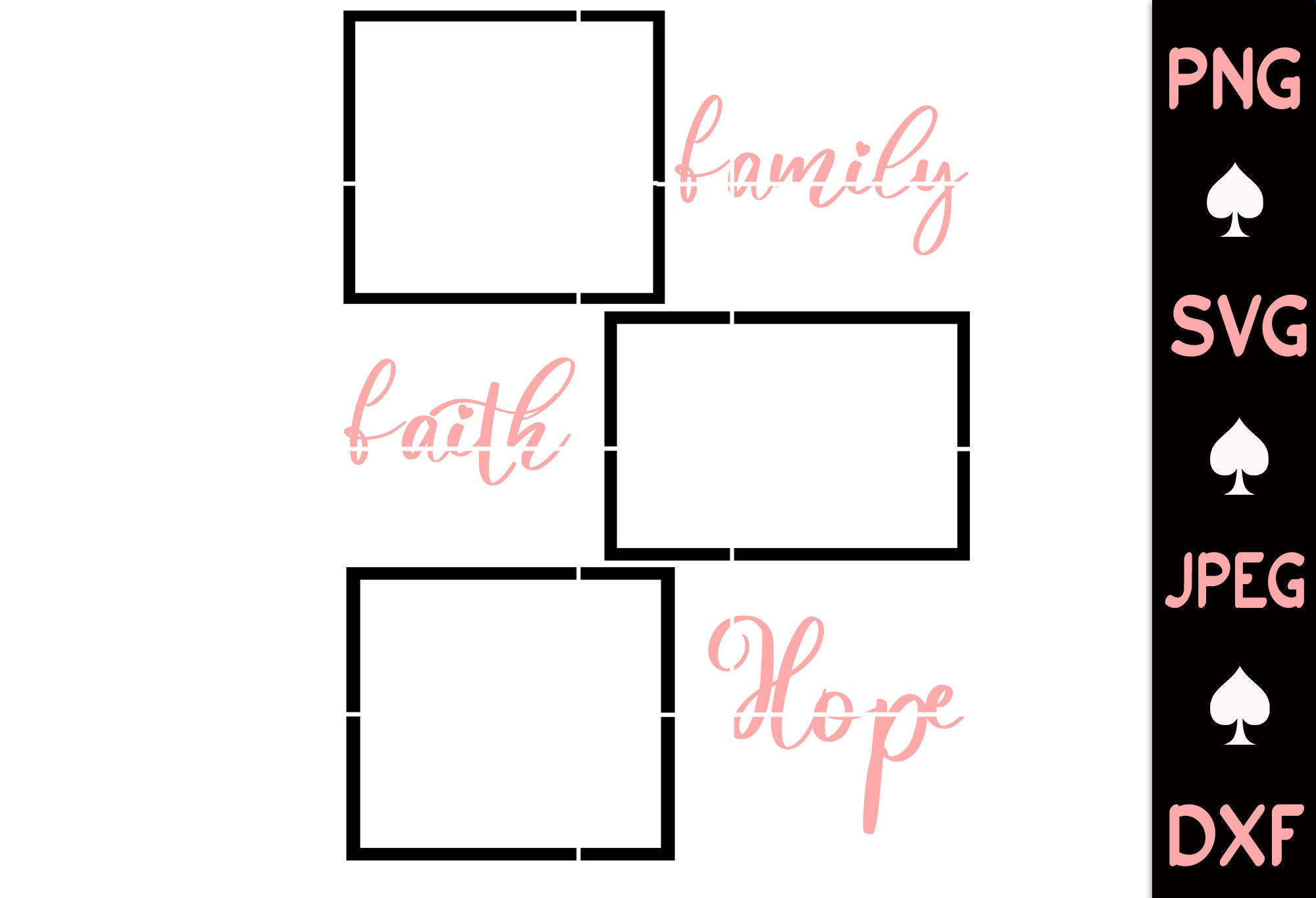 SVg File Picture Frame Instant Download Collage Frame SVG | Etsy