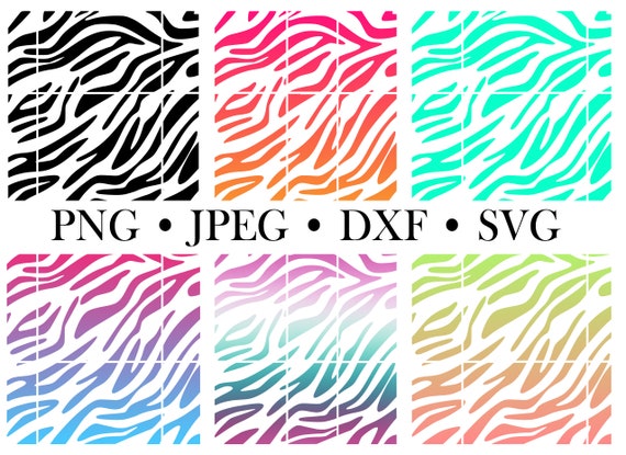 Zebra Stripes Pattern SVG Zebra Stripes Png Animal Print | Etsy