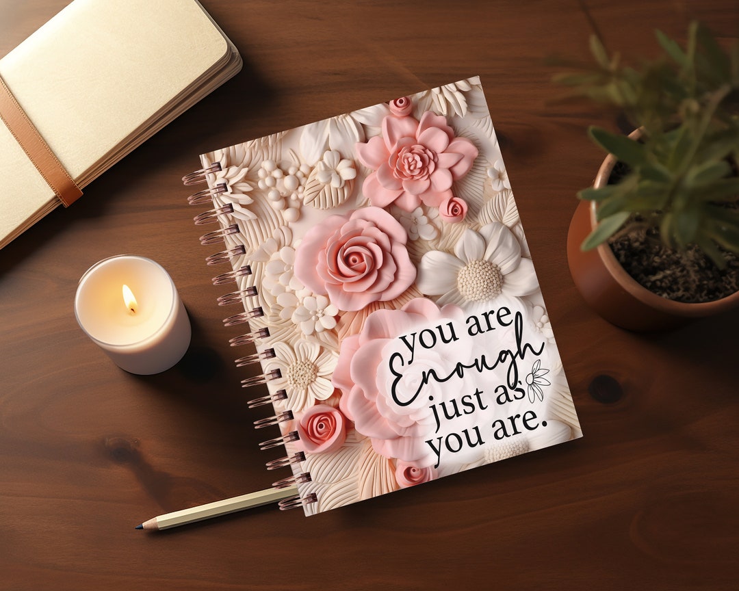 3D Flower Floral Journal Covers PNG Design Sublimation - Printable ...