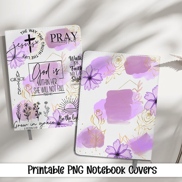 Religious Notebook Cover - Etsy