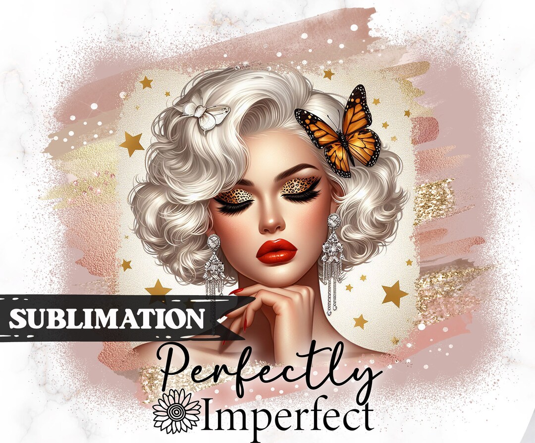 Perfectly Imperfect T Shirt Sublimation Design PNG File - Shirts 11oz ...