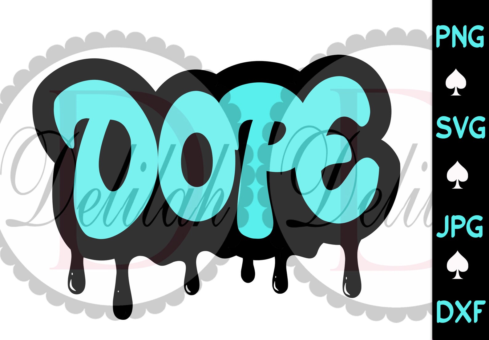 DOPE SVg Dope Drips SVG Graffiti Paint Drips SVG | Etsy
